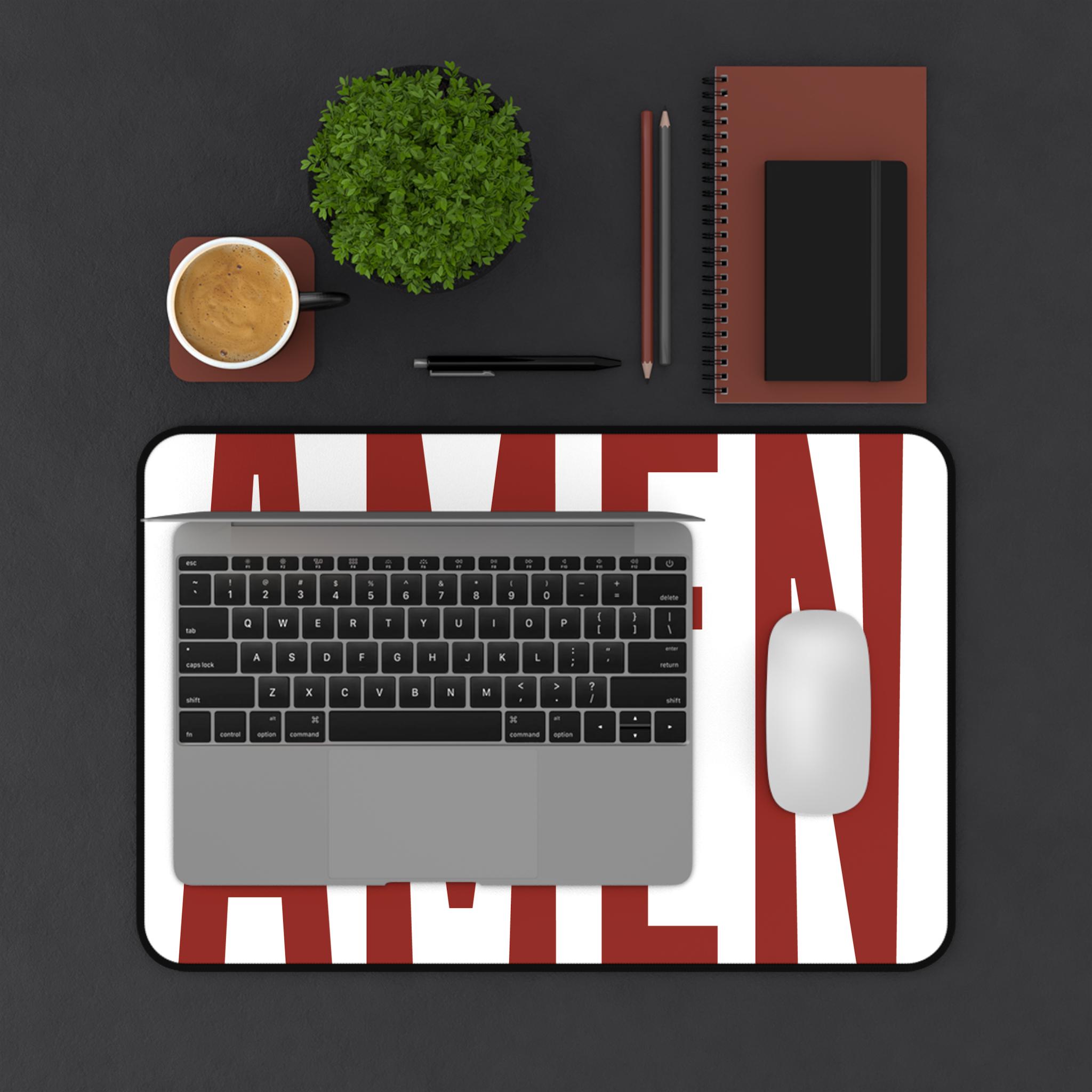 Christian Desk Mat, Modern Faith Mouse Pad, Minimalist Office Decor ...