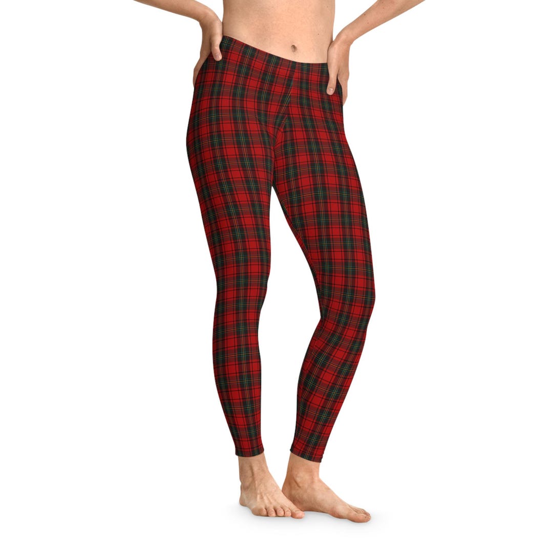 Traditional Holiday | RL Classic Scottish Buffalo Plaid Tartan Leggings ...