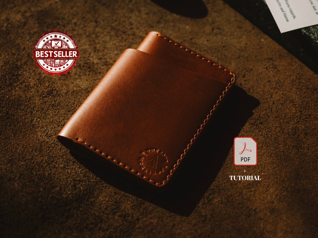 Leather Wallet Pattern - Leather DIY - Regal Bifold Wallet - PDF ...