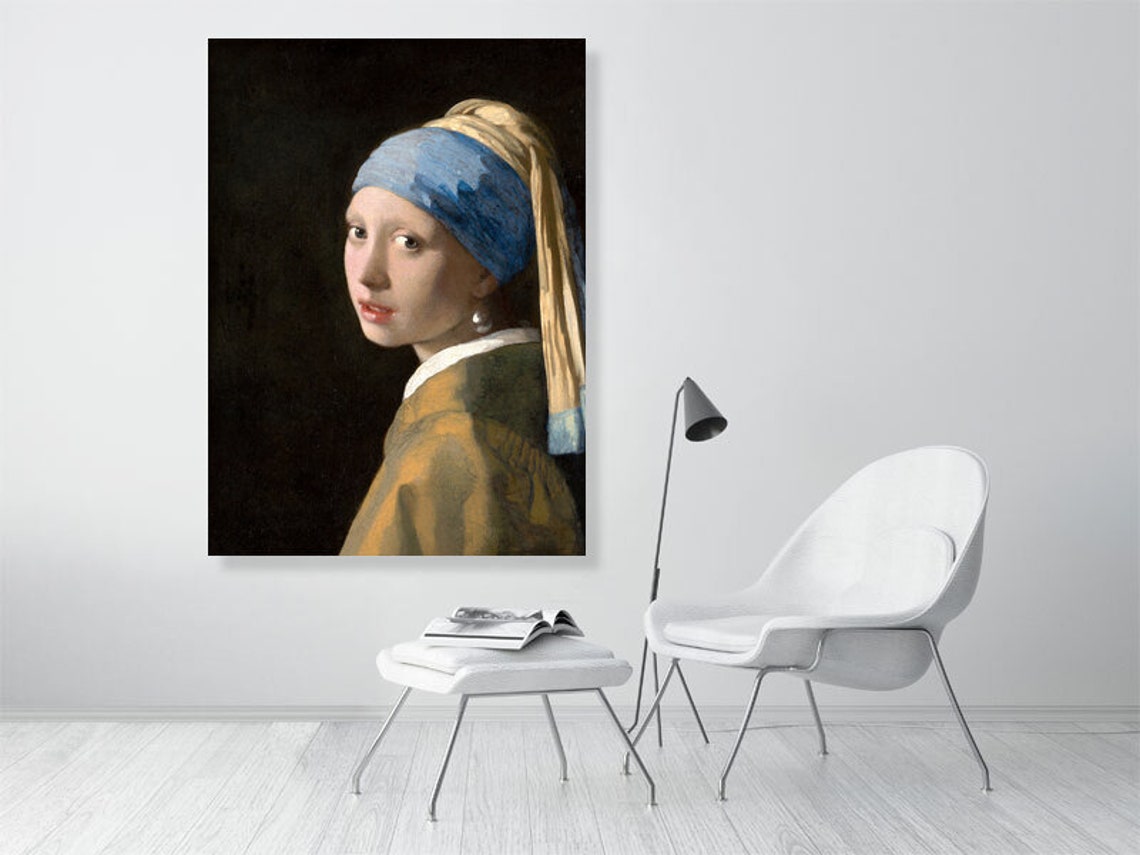 Johannes Vermeers Reproduction Girl With a Pearl Earring ca. 1665 ...