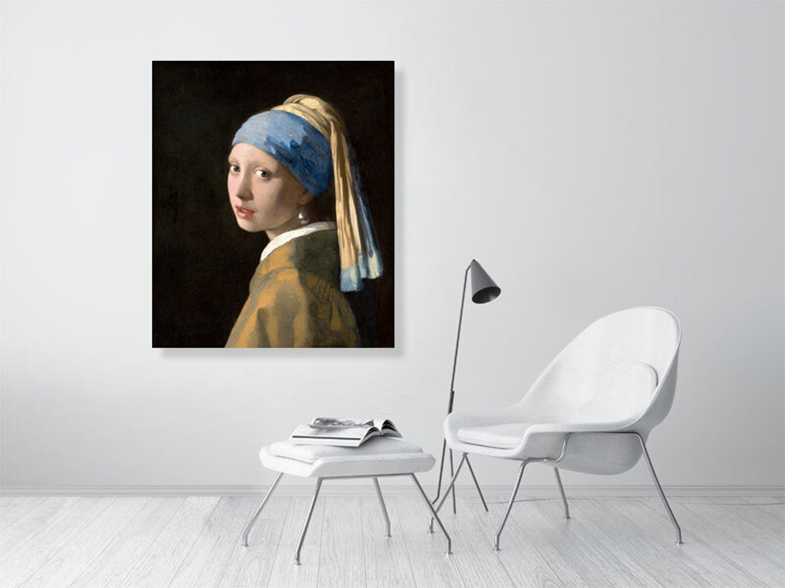 Johannes Vermeers Reproduction Girl With a Pearl Earring ca. 1665 ...