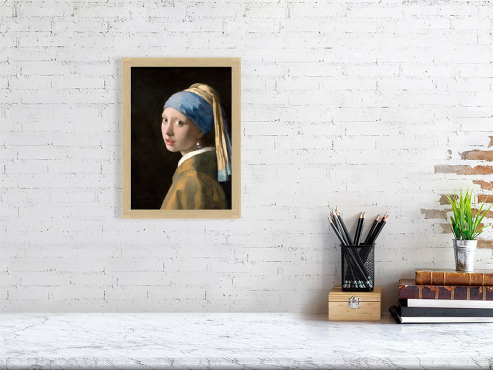 Johannes Vermeers Reproduction Girl With a Pearl Earring ca. 1665 ...