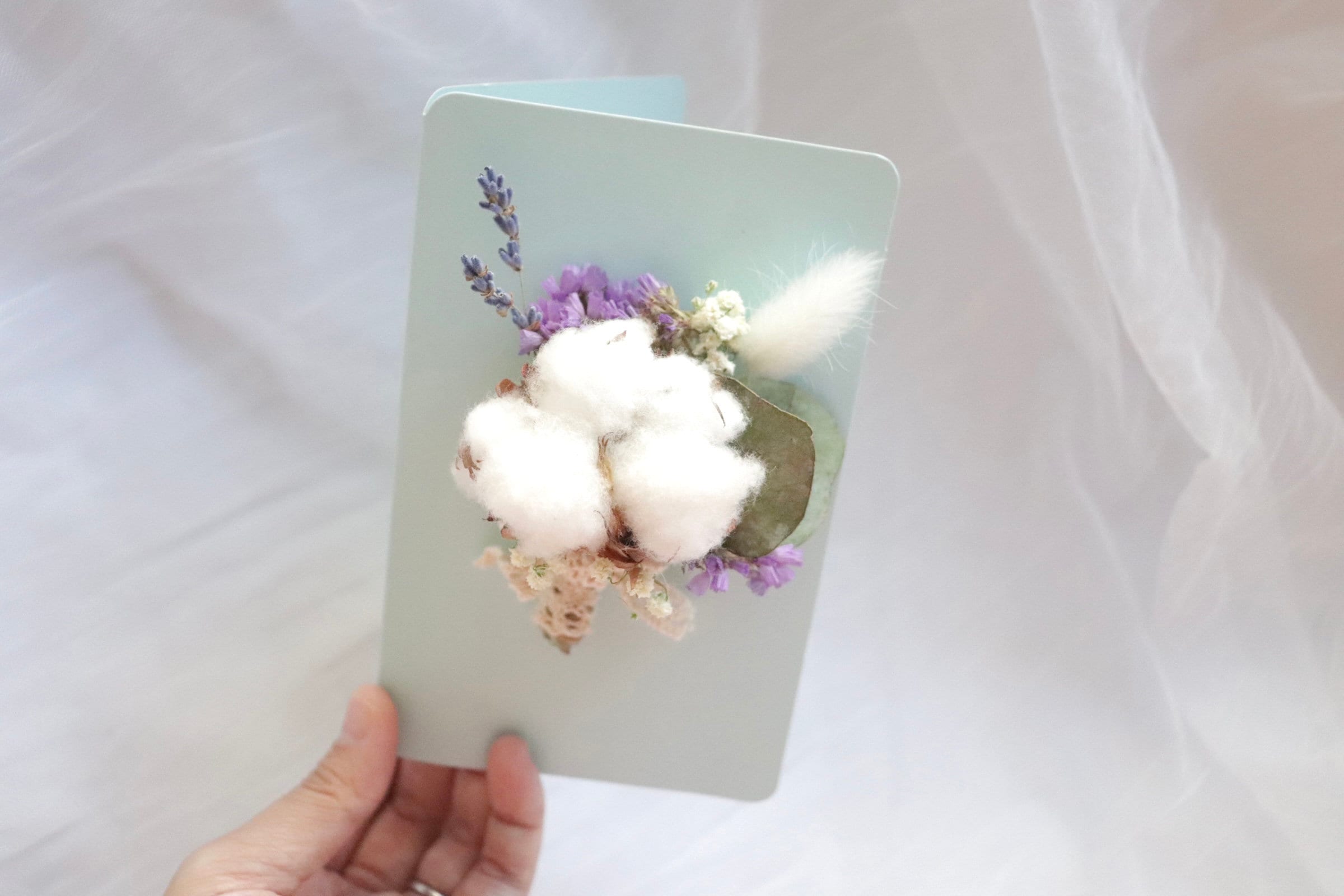 Dried Flowers Card - Etsy