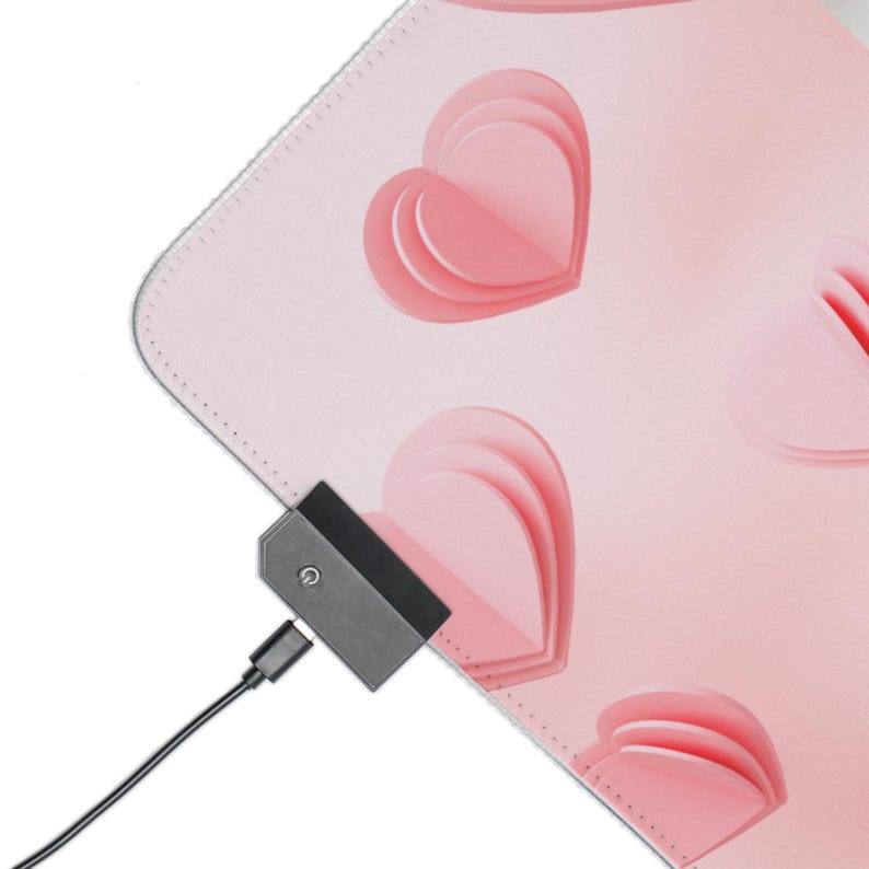 RGB LED Gaming Mouse Pad, Light up Desk Mat, Gamer Gift, Computer ...