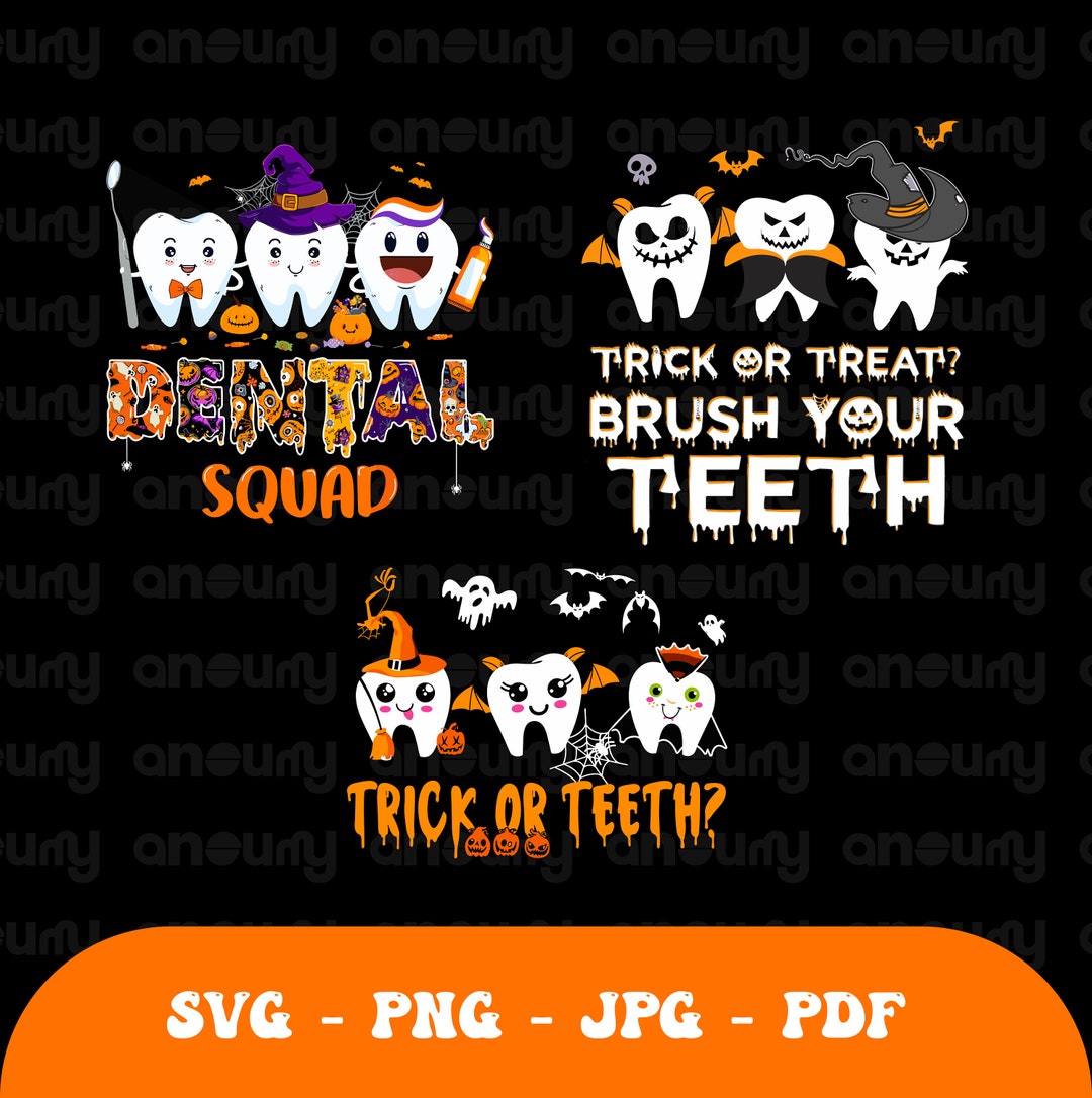 Boo Dentist Bundle Funny Dental Boo Crew Dental Squad Trick - Etsy