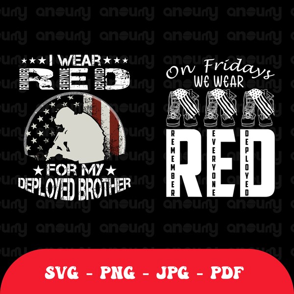 Red Friday Svg - Etsy