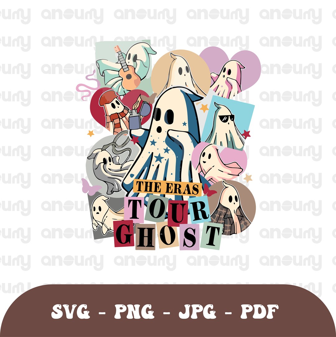 The Eras Tour Ghost Png, digitale PngSVG, Halloween svg, Halloween Png ...
