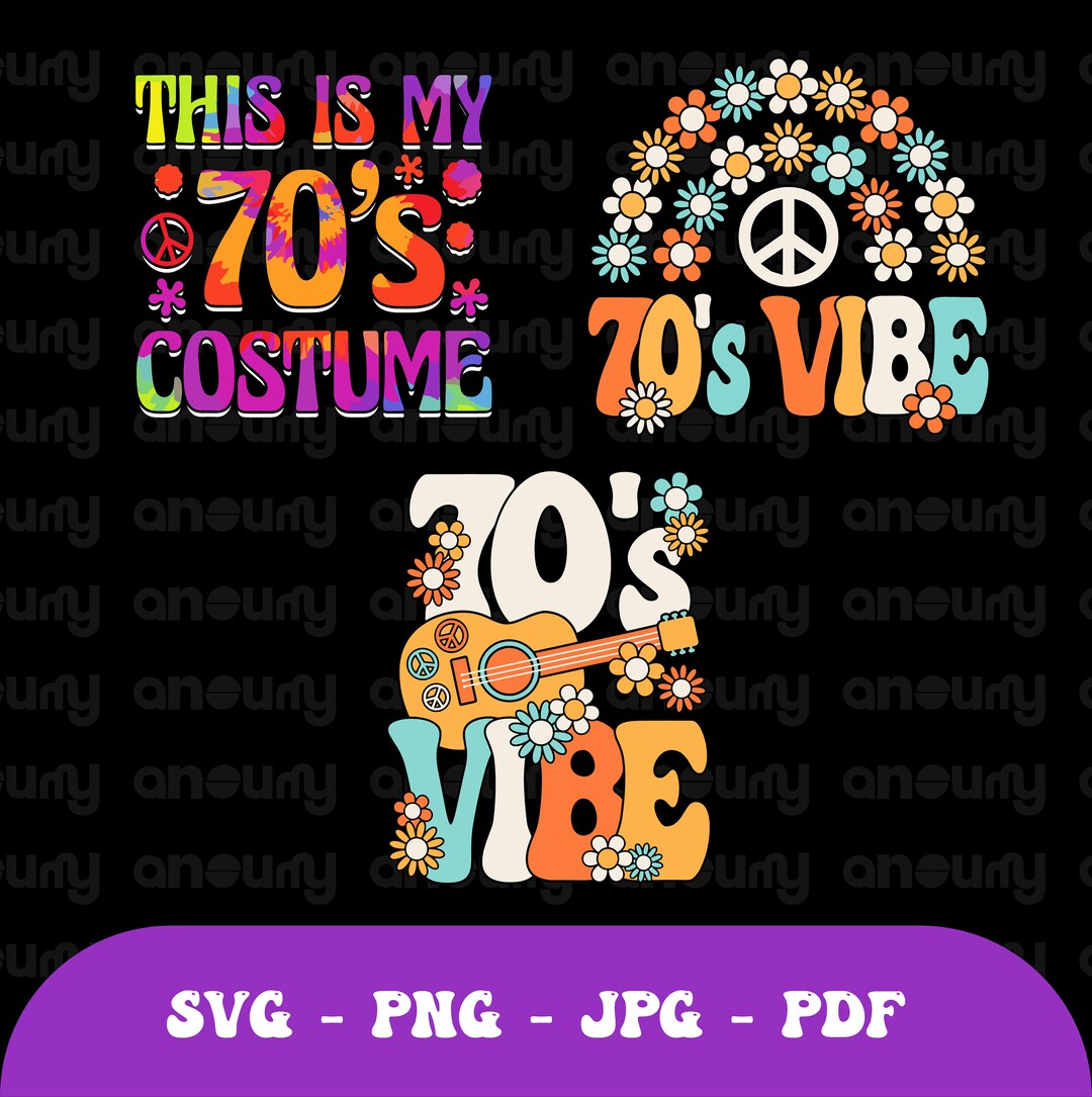 I Love the 70s Png, 70s 0s Retro Svg, 70s Party Png, Birthday 1980 Svg ...