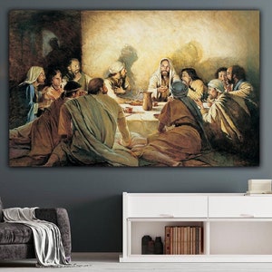 Last Supper Wall Art, Last Supper Wall Decor, Last Supper Artwork ...