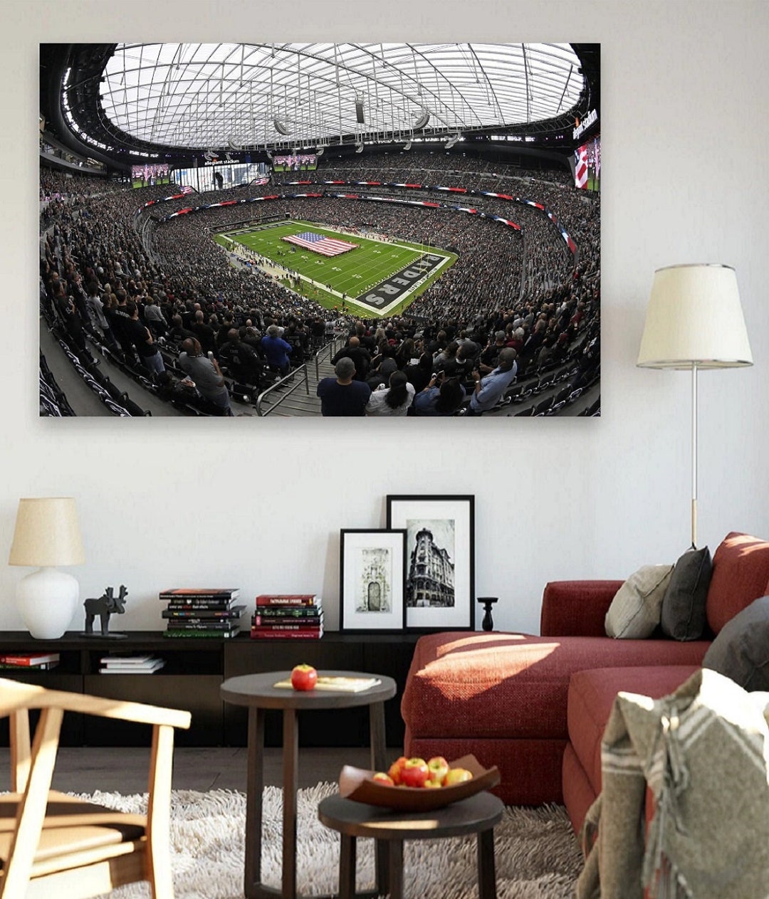 Las Vegas Raiders Wall Decor, Allegiant Stadium Poster,allegiant ...