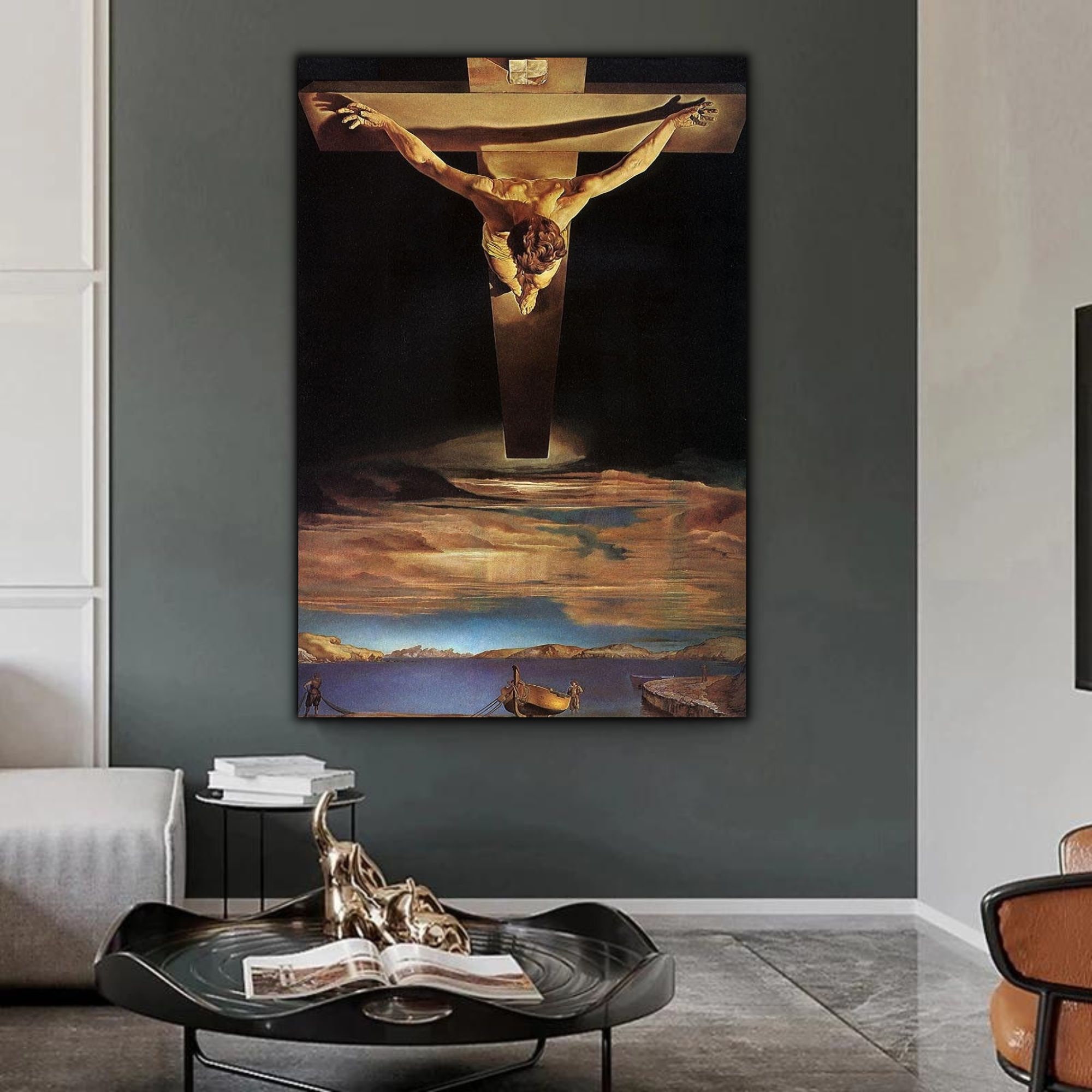 Christ of St John of the Cross by Salvador Dali, Canvas Wall Art Print ...