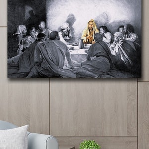 Last Supper Wall Decor, Last Supper Wall Art, Last Supper Artwork ...