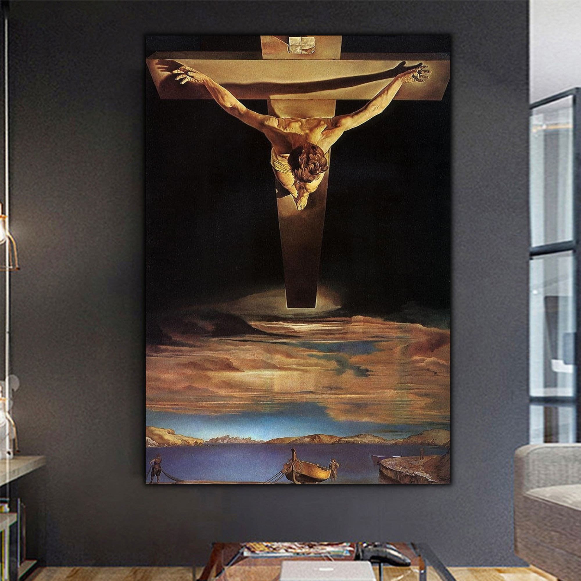Christ of St John of the Cross by Salvador Dali, Canvas Wall Art Print ...