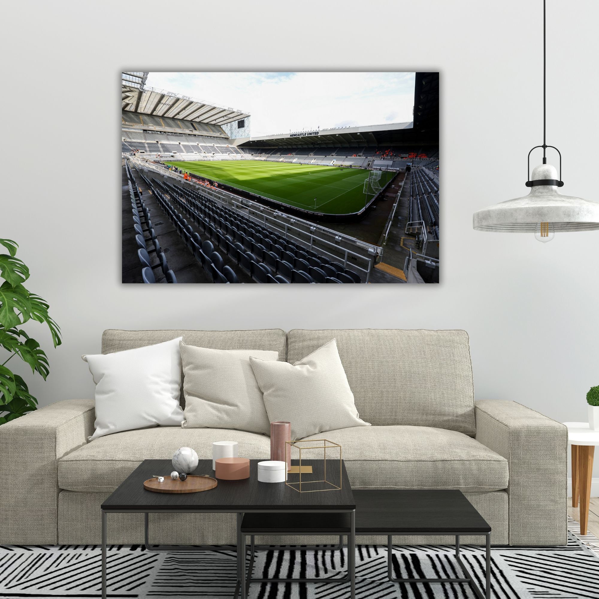 Newcastle United Football Stadium Canvas Wall Art Newcastle - Etsy