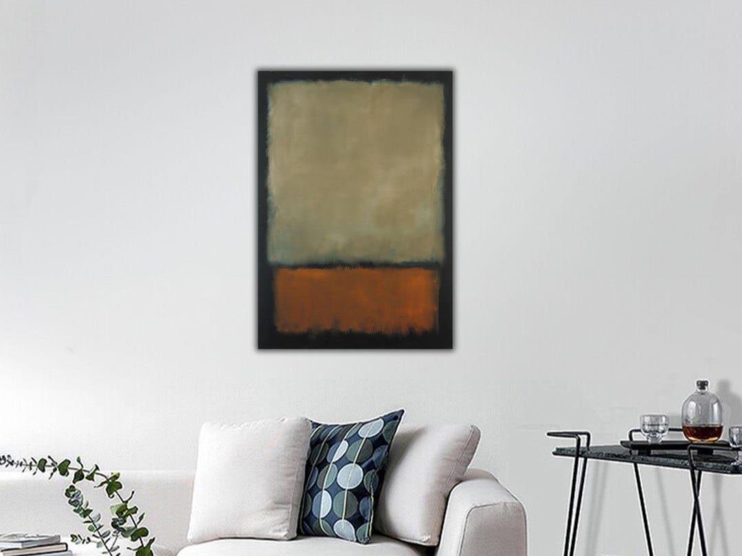 Mark Rothko Earth and Green Artwork, Rothko Canvas Print, Rothko ...