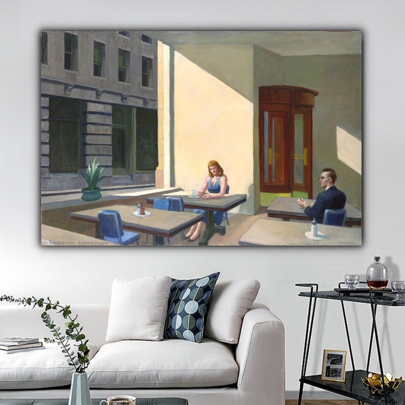 Sunlight in a Cafeteria by Edward Hopper Sunlight in a - Etsy