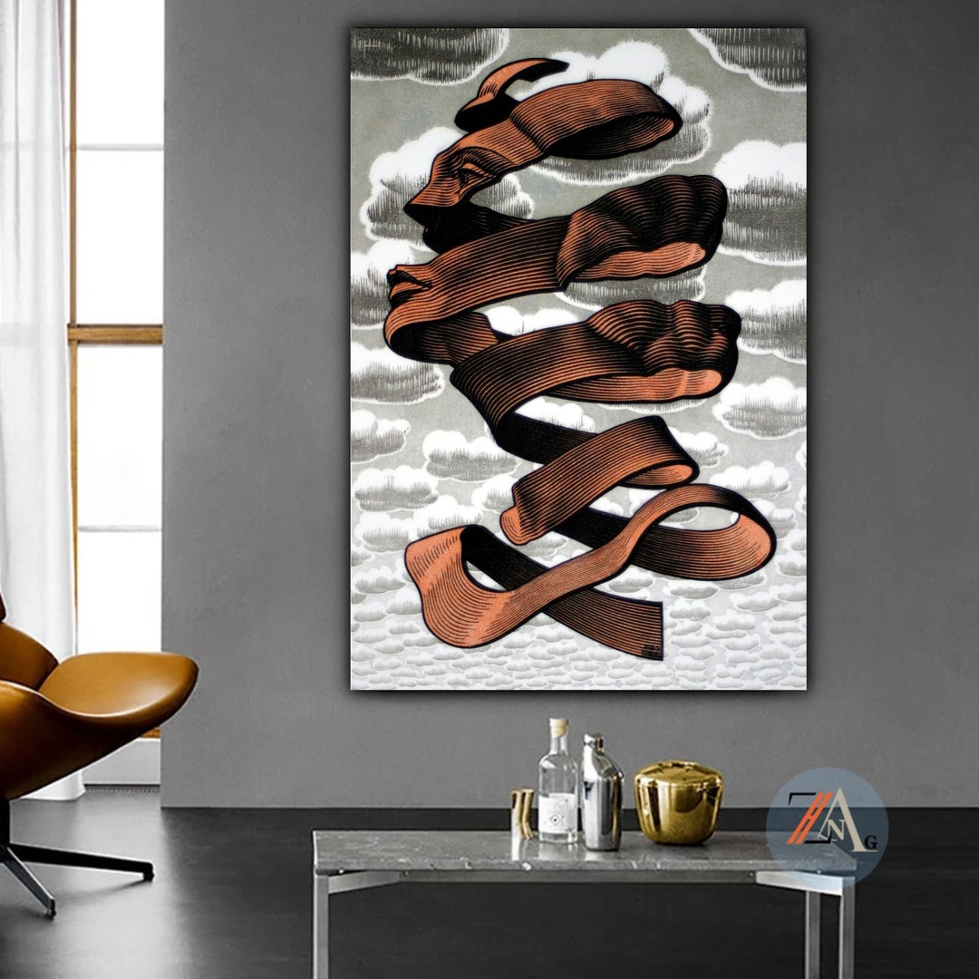 Rind by M.C. Escher Canvas Print, Maurits Cornelis Escher Print Arts ...
