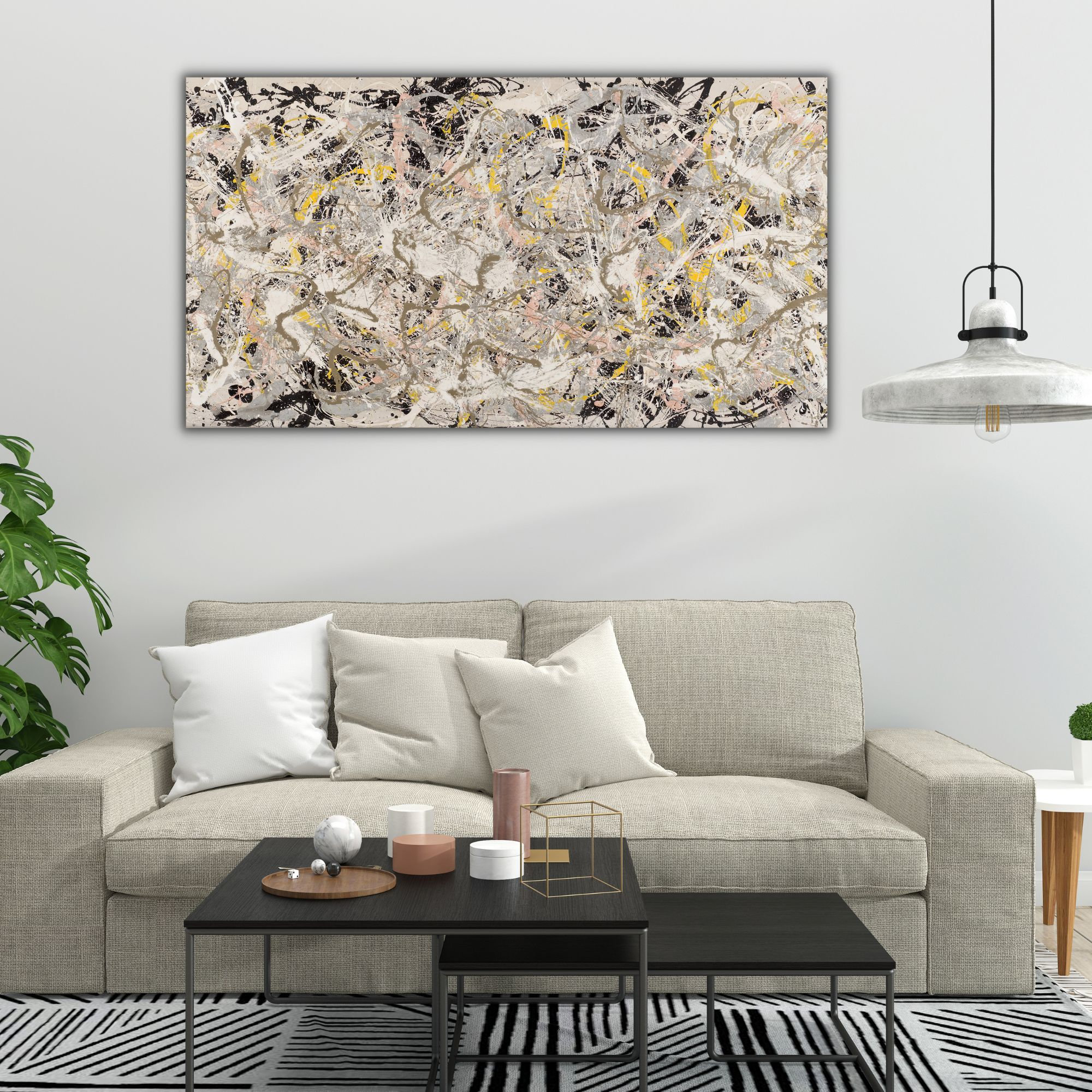 Jackson Pollock No.27 Wall Art Pollock Canvas Wall Art - Etsy Canada
