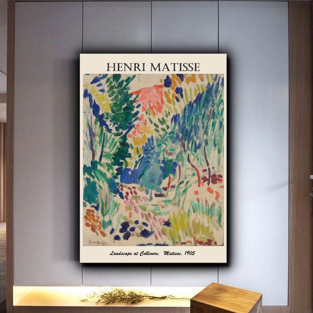 Henri Matisse Landscape at Collioure, Landscape at Collioure Painting ...