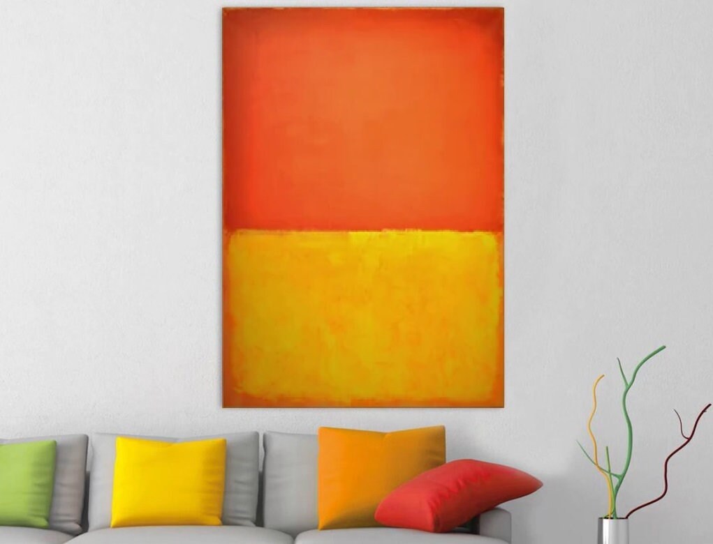 Mark Rothko Set of 4 Canvas Prints, Mark Rothko Wall Art, Mark Rothko ...