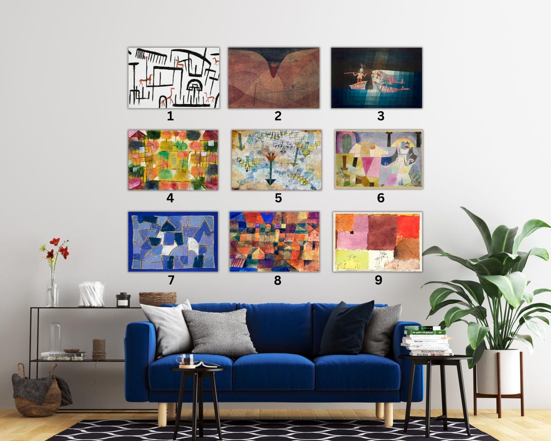Custom Paul Klee Canvas Wall Art, Choose One of From Paul Klee's 59 ...