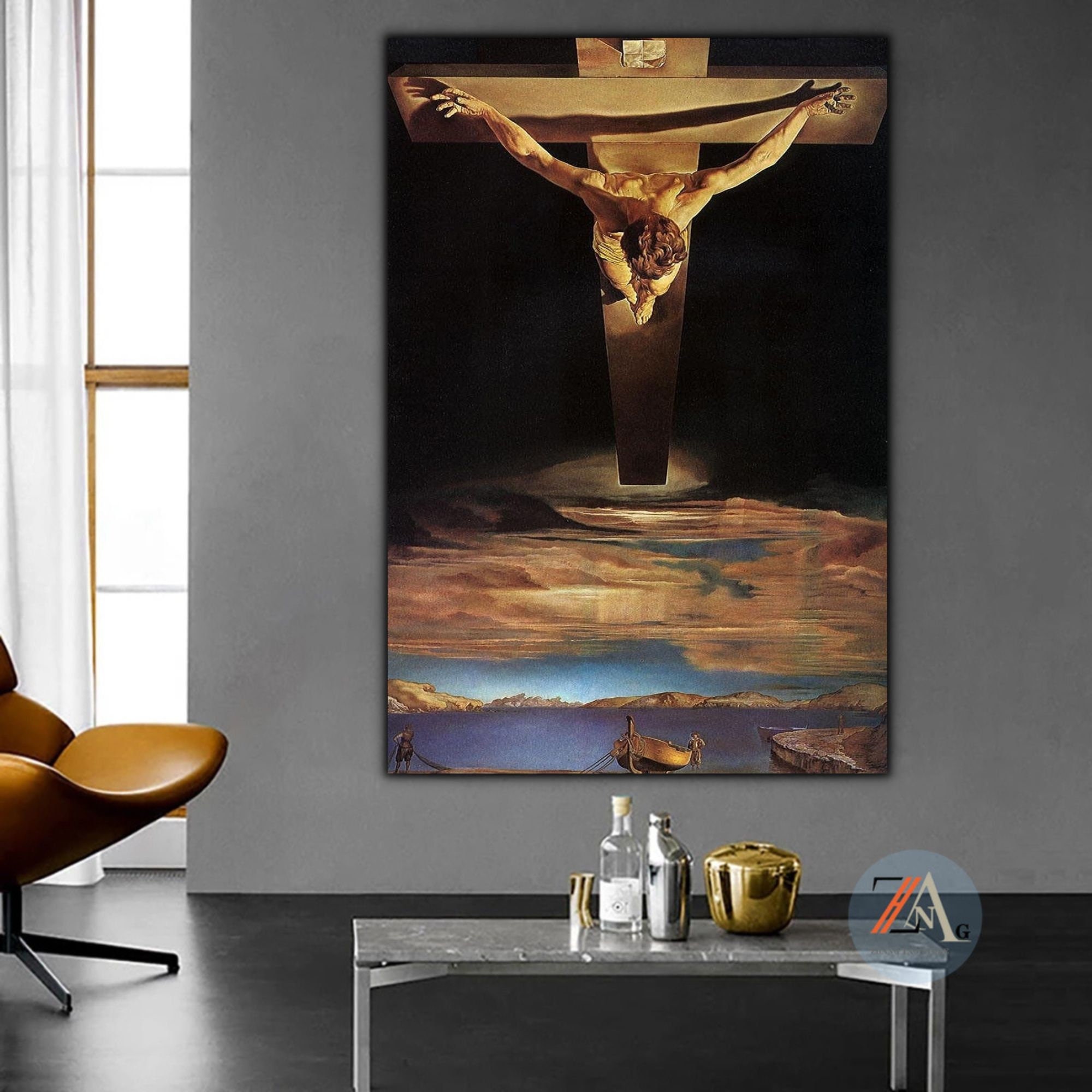 Christ of St John of the Cross by Salvador Dali, Canvas Wall Art Print ...