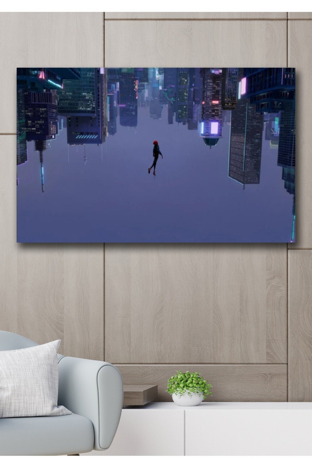 Spider-man Into the Spider-verse Canvas Print, Spider-man Wall Art ...