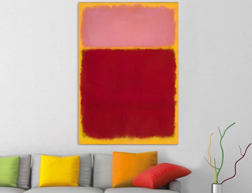 Mark Rothko Set of 4 Canvas Prints, Mark Rothko Wall Art, Mark Rothko ...