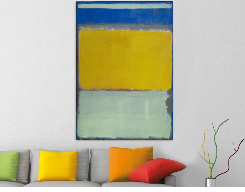 Mark Rothko No.10 Canvas Print, Mark Rothko Paints, Mark Rothko ...