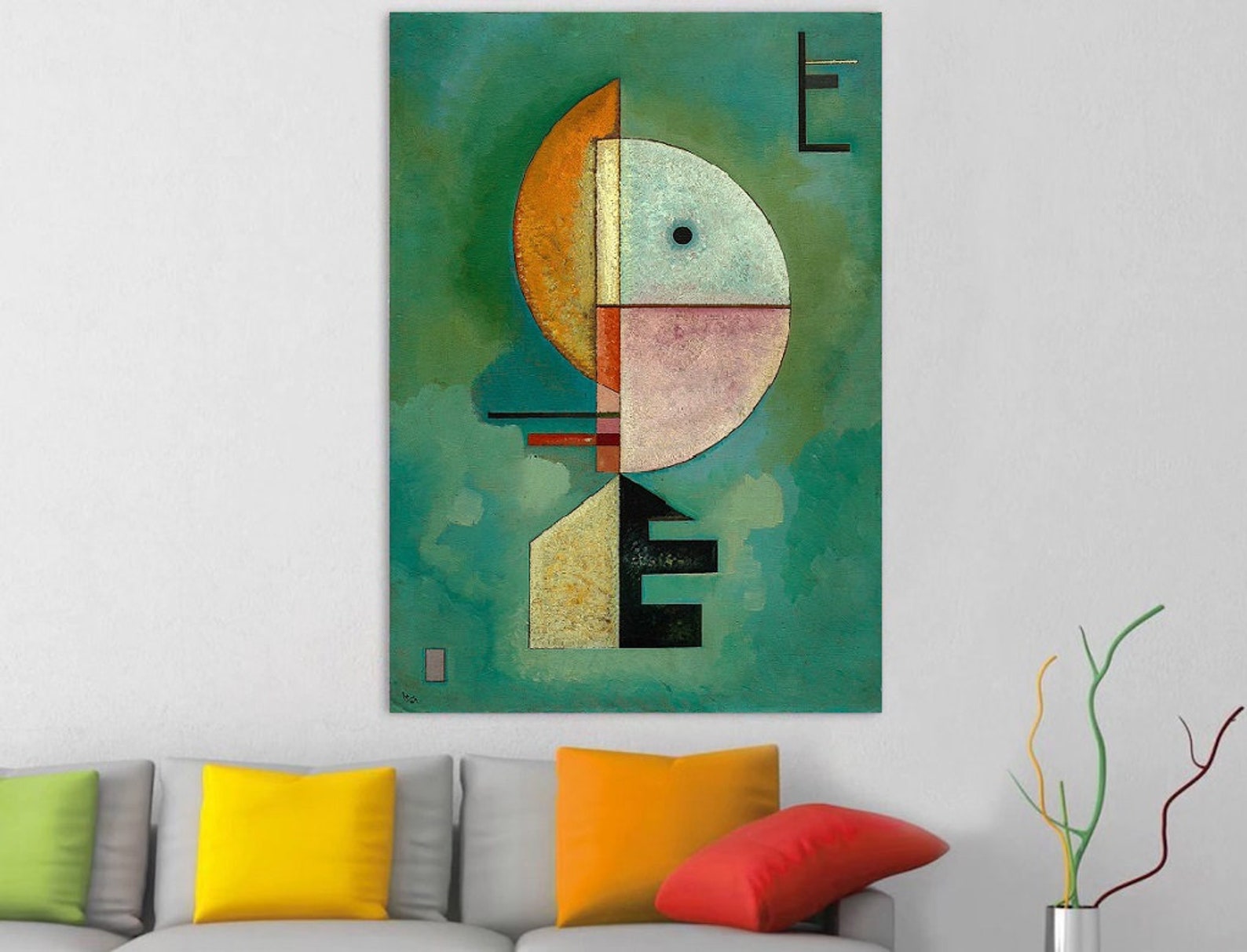 Upwards by Kandinsky, Wassily Kandinsky Print, Upwards Canvas Print ...