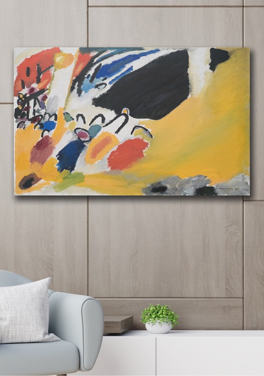 Impression III (concert) by Kandinsky, Kandinsky Canvas Art, Kandinsky ...