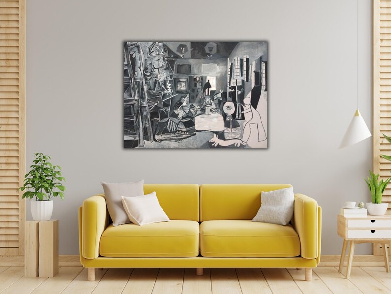 Pablo Picasso Las Meninas Painting Canvas Art Print, Modern Wall Art ...