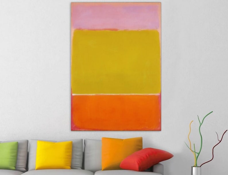 Mark Rothko No.7 Wall Decor, Mark Rothko Prints, Mark Rothko Canvas ...