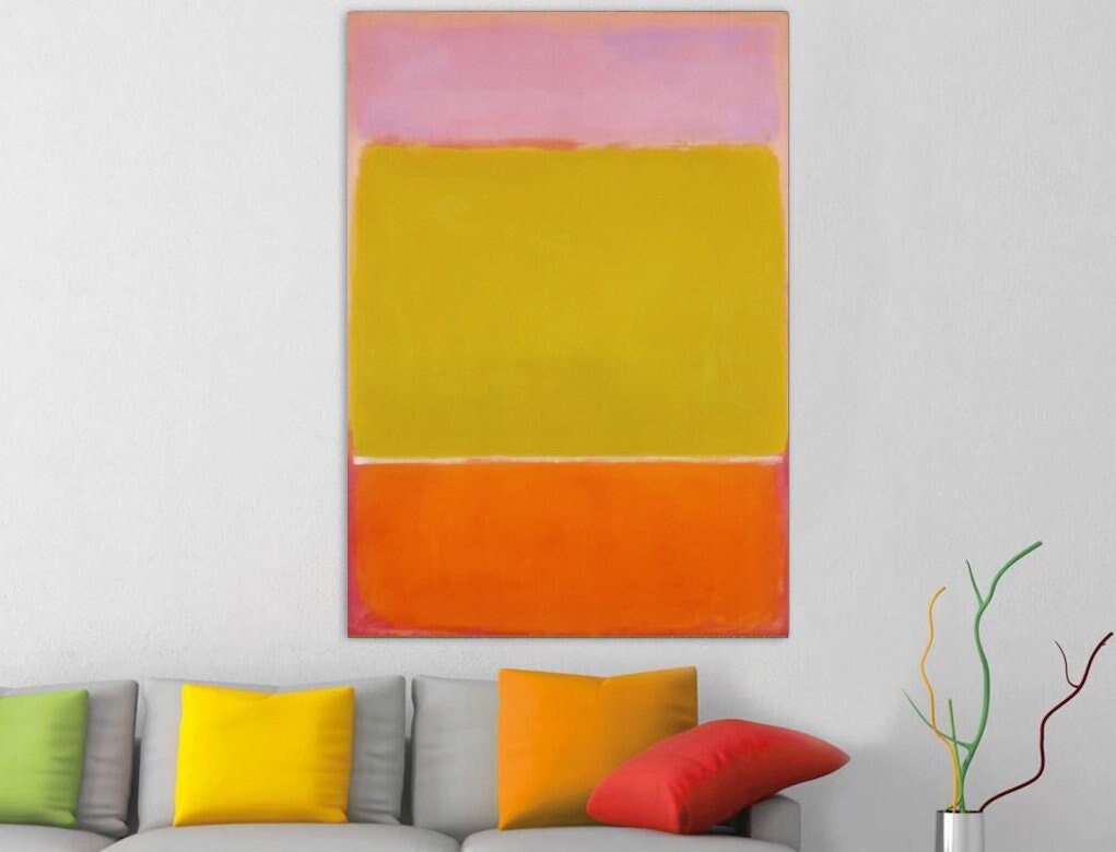 Mark Rothko No.7 Wall Decor, Mark Rothko Prints, Mark Rothko Canvas ...