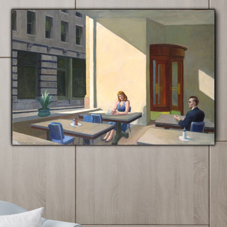Sunlight in a Cafeteria by Edward Hopper Sunlight in a - Etsy