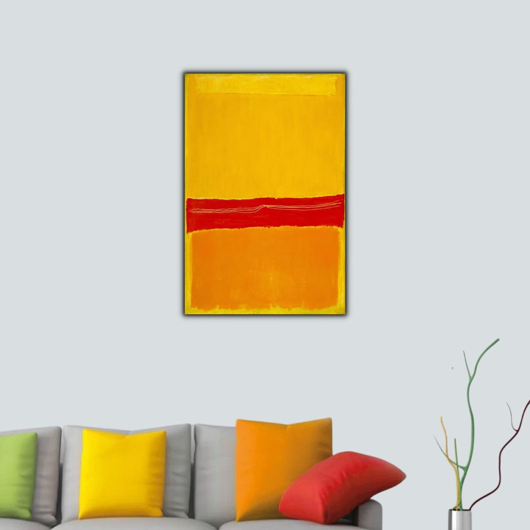 Mark Rothko No. 5/no. 22 Wall Art, Rothko Canvas Print, Mark Rothko ...