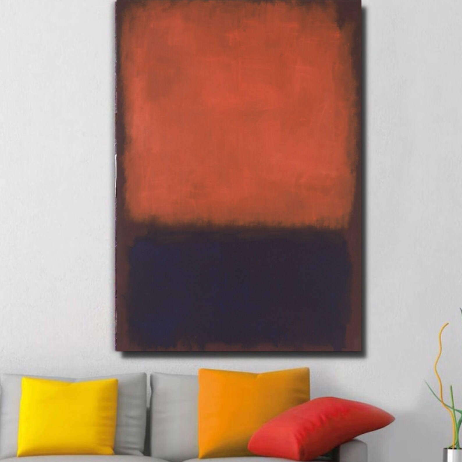 Mark Rothko No.14 Wall Art, Mark Rothko Canvas Print, Mark Rothko ...
