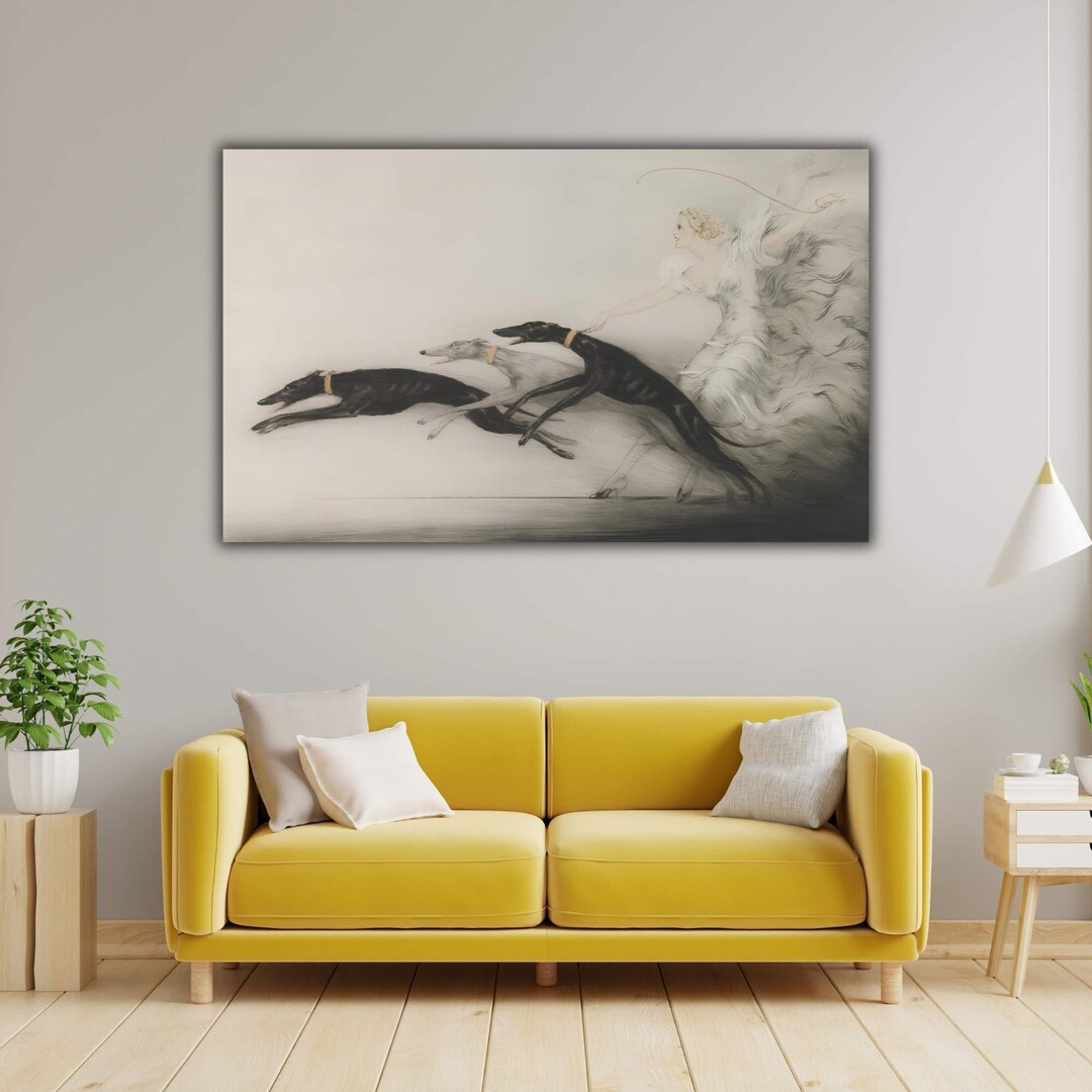 Speed by Louis Icart, Louis Icart Canvas Print, Icart Canvas Wall Art ...