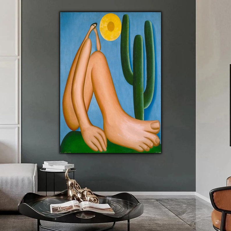 Abaporu by Tarsila Do Amaral Wall Art Tarsila Do Amaral Print - Etsy