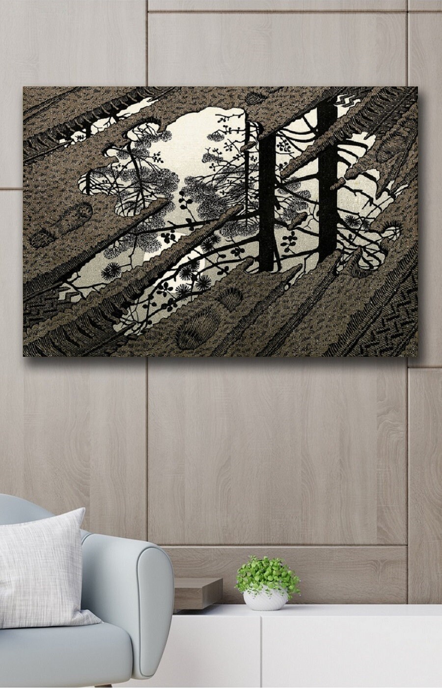 Puddle by M.C. Escher Canvas Print Maurits Cornelis Escher - Etsy