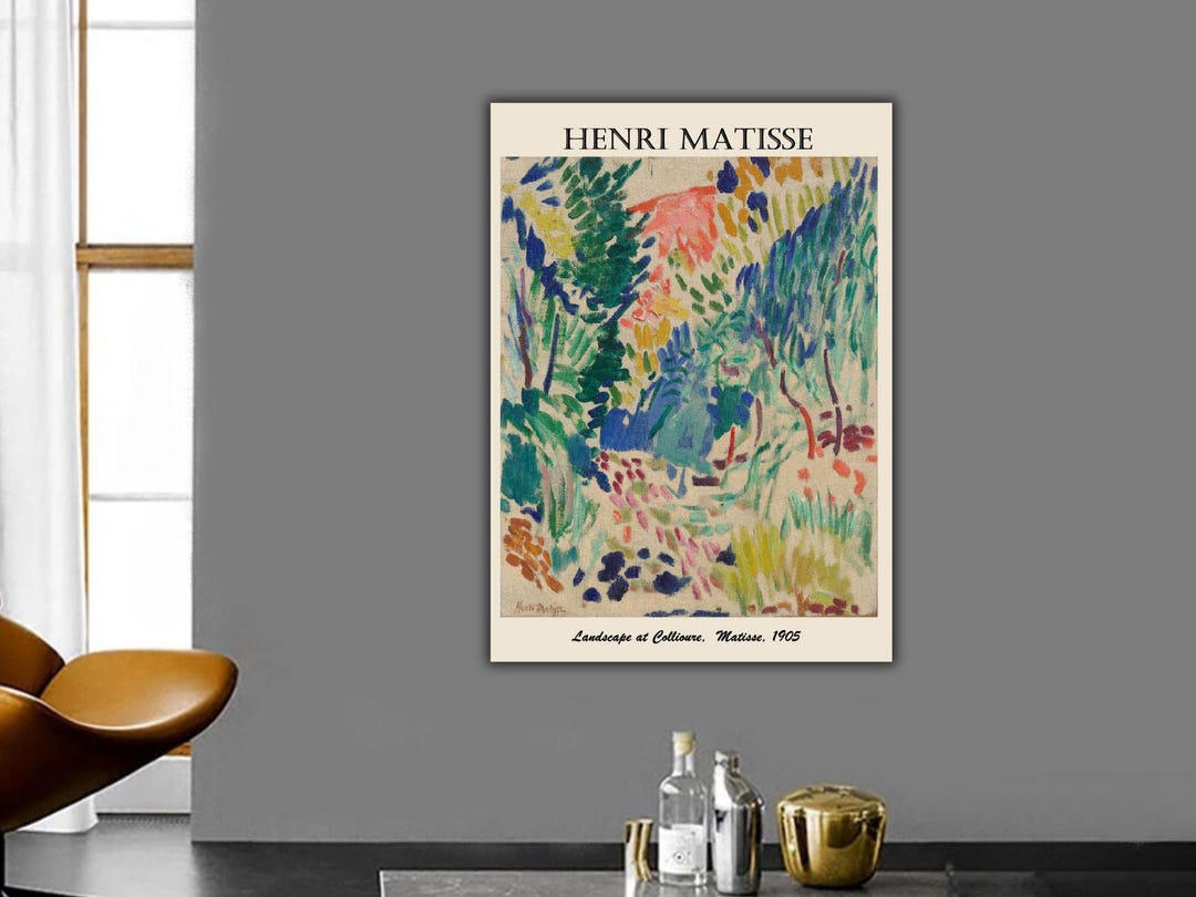 Henri Matisse Landscape at Collioure Wall Art, Abstract Canvas Prints ...