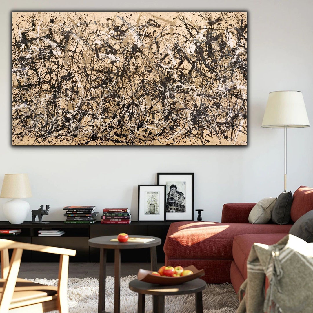 Autumn Rhythm No. 30 by Jackson Pollock Wall Art, Pollock Canvas Print ...