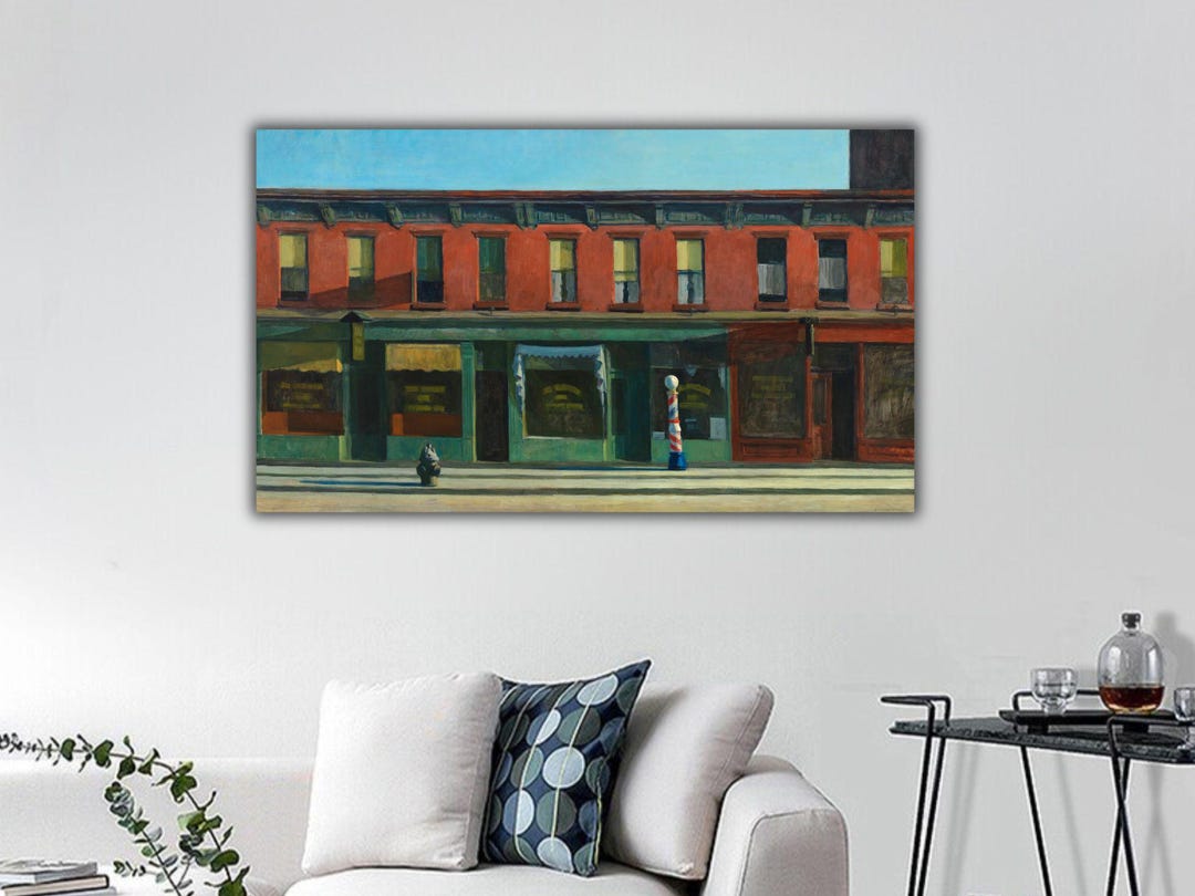 Early Sunday Morning by Hopper, Early Sunday Morning Print, Edward ...