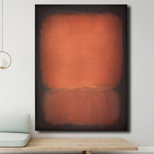 Mark Rothko No. 10 (1958) Print, Mark Rothko Canvas Print, Mark Rothko ...