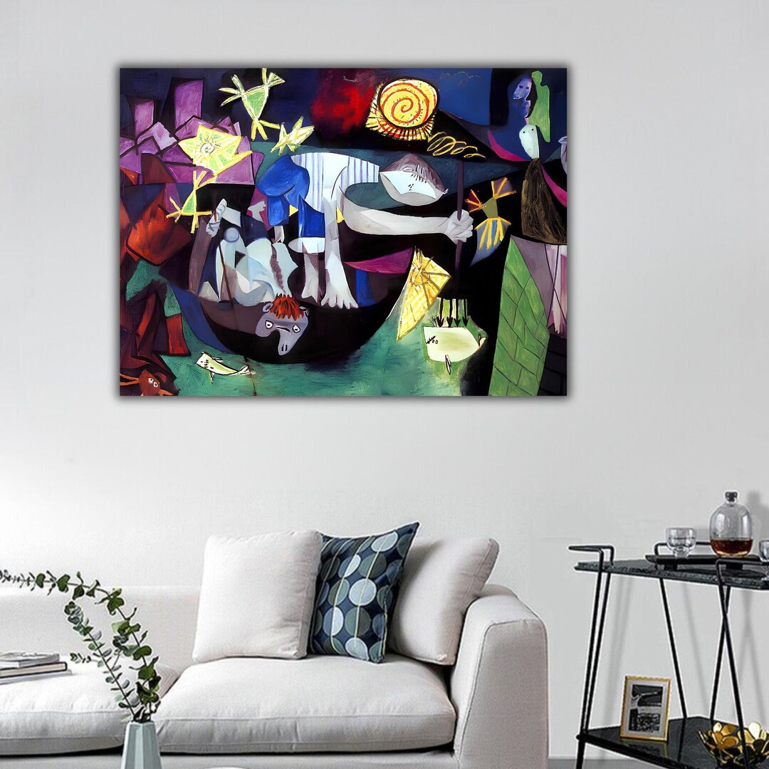 Night Fishing by Picasso Canvas Print, Pablo Picasso Wall Decor, Modern ...