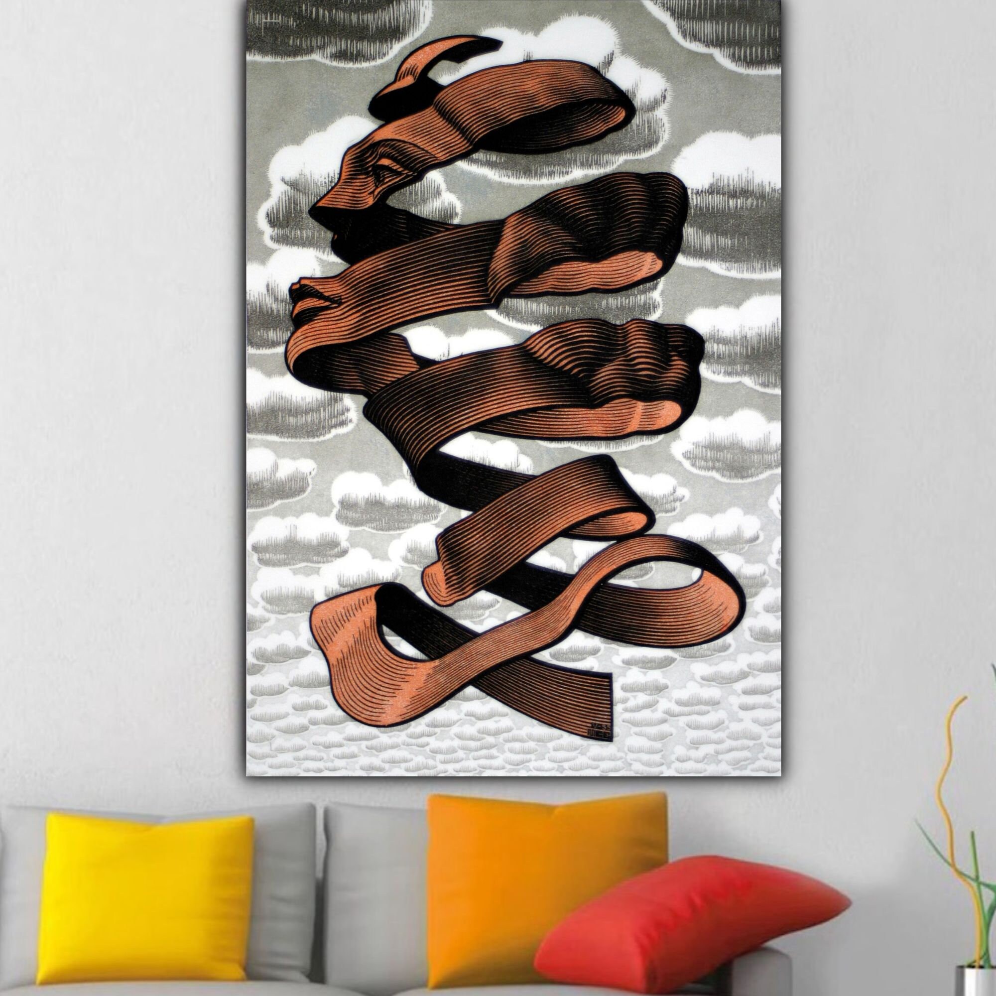 Rind by M.C. Escher Canvas Print Maurits Cornelis Escher - Etsy