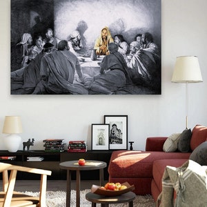Last Supper Wall Decor, Last Supper Wall Art, Last Supper Artwork ...