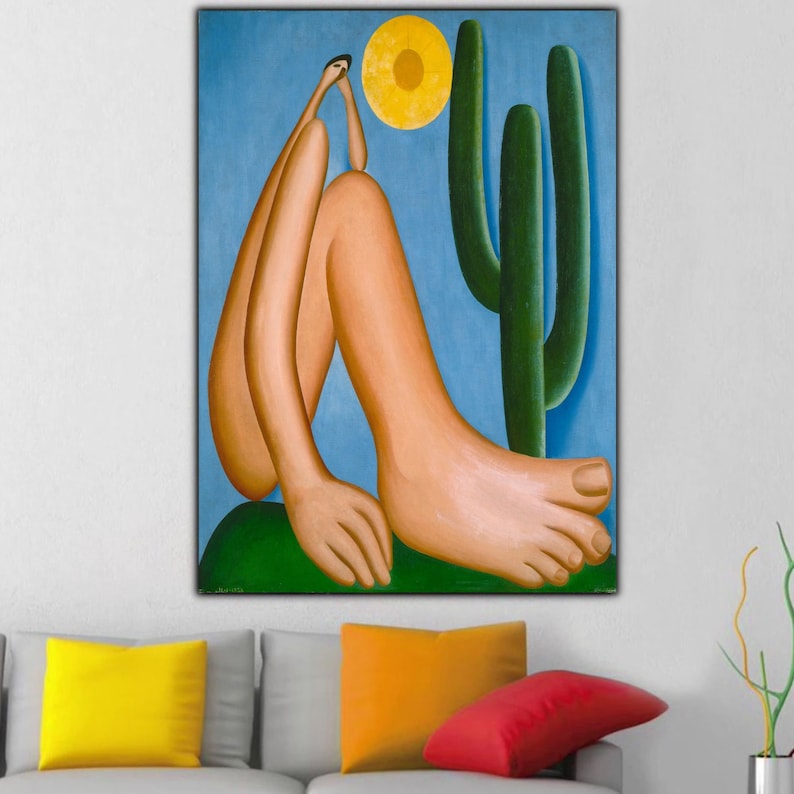 Abaporu by Tarsila Do Amaral Wall Art, Tarsila Do Amaral Print Art ...