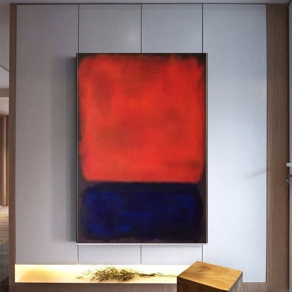 Mark Rothko No.14 1960 Print Mark Rothko Canvas Print Mark - Etsy