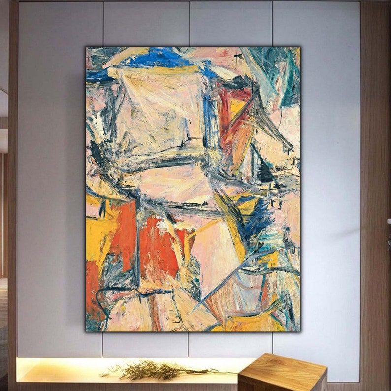 Willem De Kooning Wall Art, Interchange Canvas Print, Kooning ...